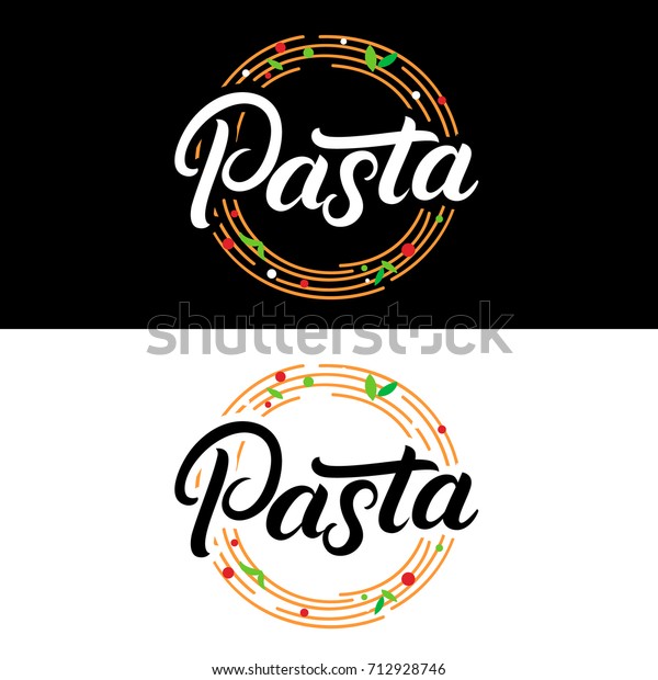 Logo escrito a mano, etiqueta, placa, emblema. Caligrafía moderna para ...