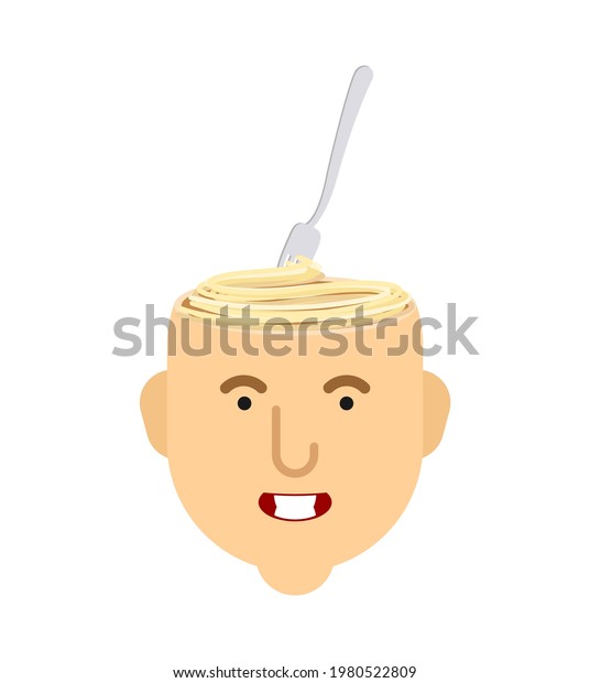 3,008 Noodle On Head Images, Stock Photos & Vectors | Shutterstock