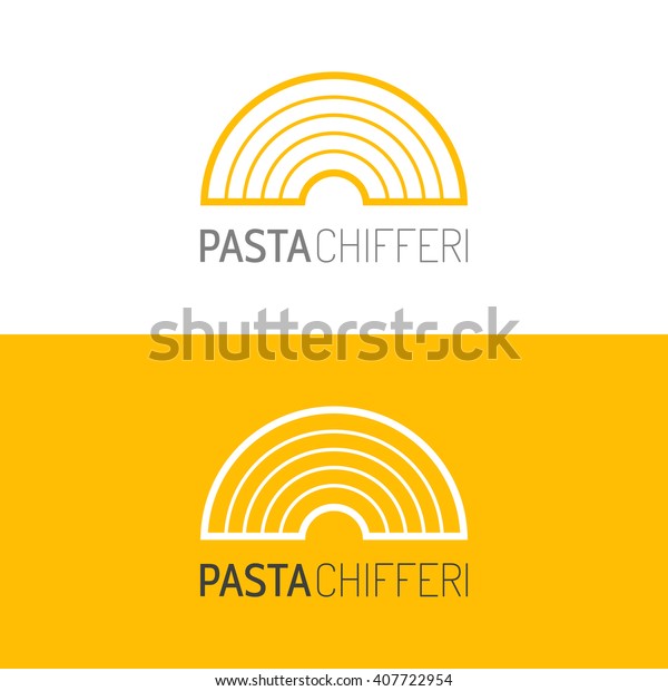 Pasta Logo Logotype Food Linear Icon Stock Vector (Royalty Free) 407722954