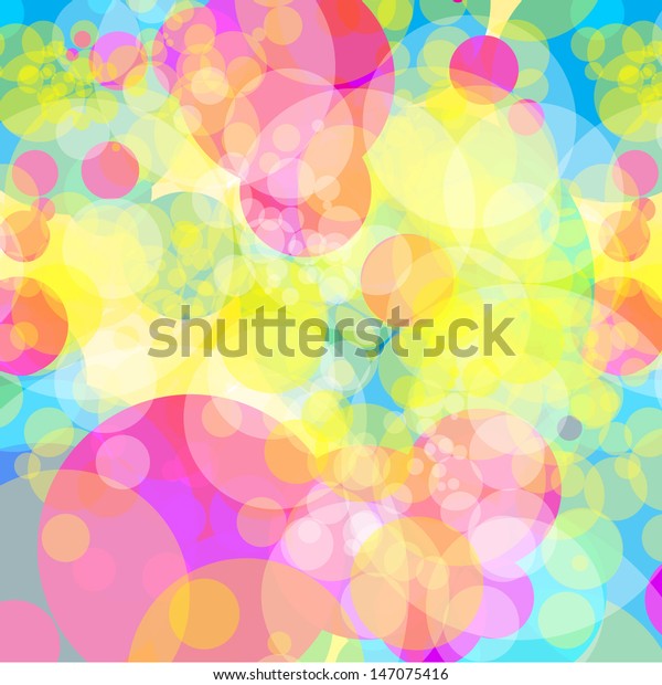 Pastel Color Circle Background Transparent Light Stock Vector (Royalty ...