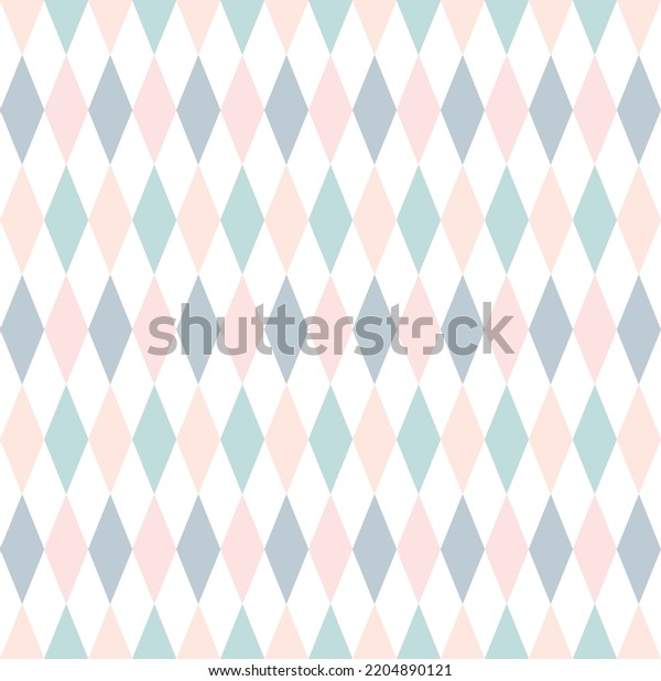 Pastel Color Diamond Shape Background Stock Vector (Royalty Free ...