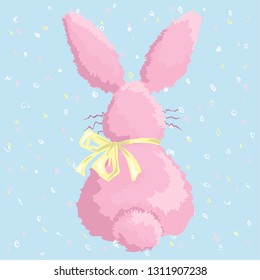 Pastel Color Easter Bunny Stock Vector (Royalty Free) 1311907238 ...
