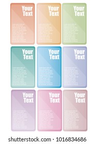 Pastel Color Label Stock Vector (Royalty Free) 1016834686 | Shutterstock