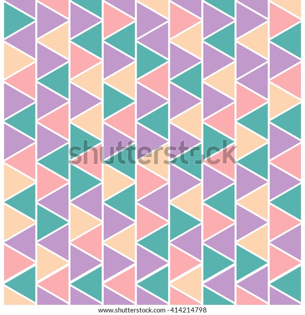 Pastel Color Triangle Background Stock Vector (Royalty Free) 414214798