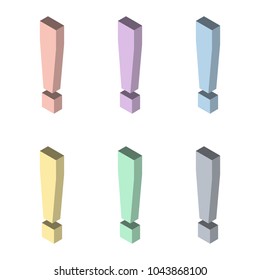 543 Pastel Exclamation Images, Stock Photos & Vectors | Shutterstock