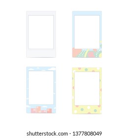 Pastel Frame Set Stock Vector (Royalty Free) 1377808049 | Shutterstock