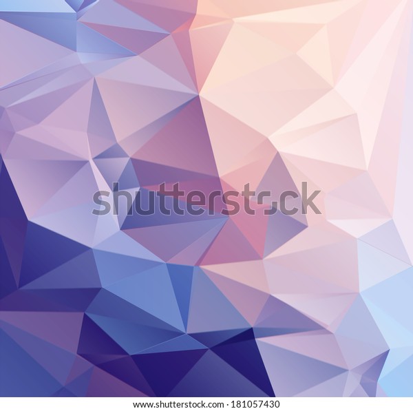 Pastel Geometric Abstract Background Design Vector Stock Vector ...