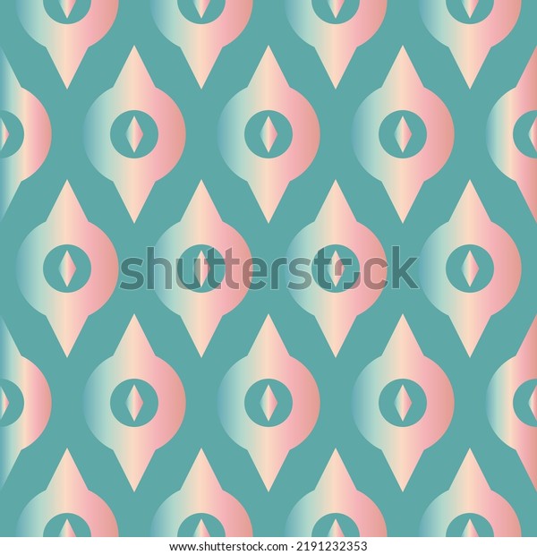 Pastel Green Mint Gradient Seamless Pattern Stock Vector (Royalty Free ...