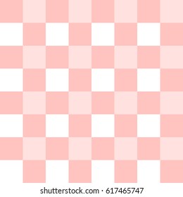 Pastel Pink Checkered Seamless Vector Pattern Stock Vector (Royalty ...