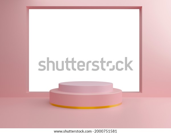 Pastel Pink Pallet Blank Backdrop Photos Stock Vector (Royalty Free ...