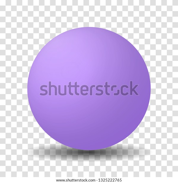 Pastel Purple Sphere Ball Stock Vector (Royalty Free) 1325222765 ...