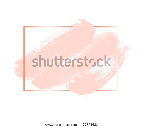 Pastel Rose Pink Colors Vector Brush: vetor stock (livre de direitos ...