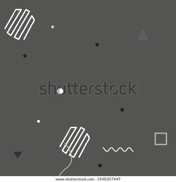 Pastel Square Shadows Modern Art Pattern Stock Vector (Royalty Free ...
