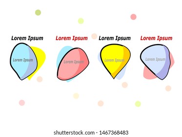 Pastel Template Infographics Use Web Design Stock Vector (Royalty Free ...