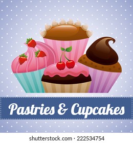 Pastry Graphic Design Vector Illustration Stock Vector (Royalty Free ...