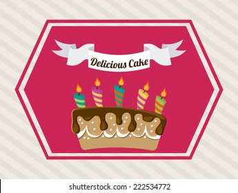 Pastry Graphic Design Vector Illustration Stock Vector (Royalty Free ...