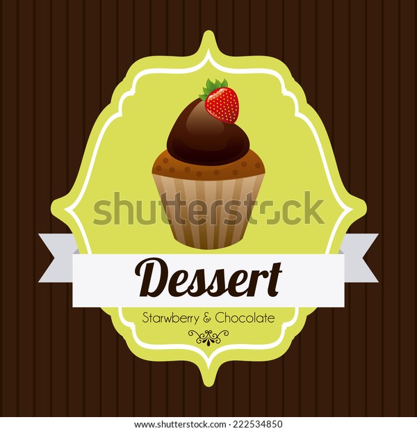 Pastry Graphic Design Vector Illustration Stock Vector (Royalty Free ...