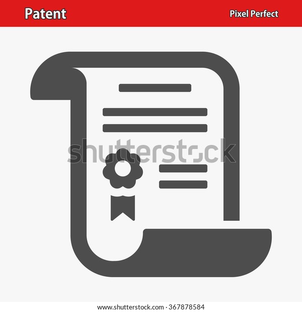 Vector de stock (libre de regalías) sobre Icono de patente. Iconos ...