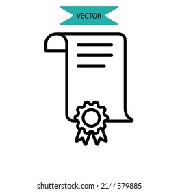 Patent Icons Symbol Vector Elements Infographic Stock Vector (Royalty ...