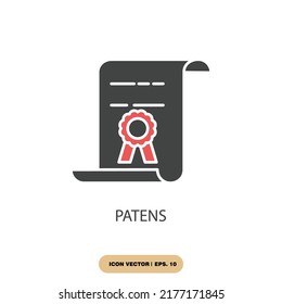 Patents Icons Symbol Vector Elements Infographic Stock Vector (Royalty ...
