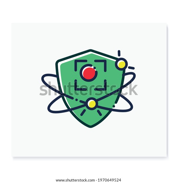 Pathogen Substances Fight Color Icon Immunity Stock Vector (Royalty ...