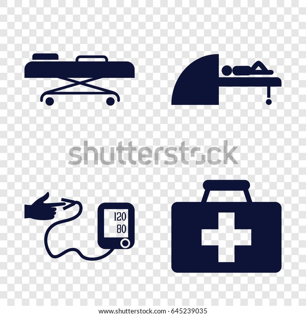 Patient Icons Set Set 4 Patient Stock Vector (Royalty Free) 645239035 ...