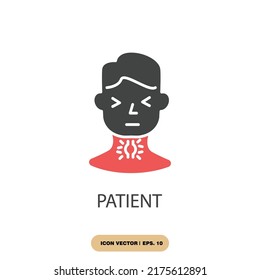 Patient Icons Symbol Vector Elements Infographic Stock Vector (Royalty ...