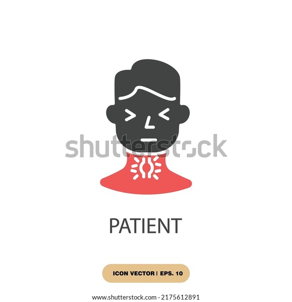 Patient Icons Symbol Vector Elements Infographic Stock Vector (Royalty ...