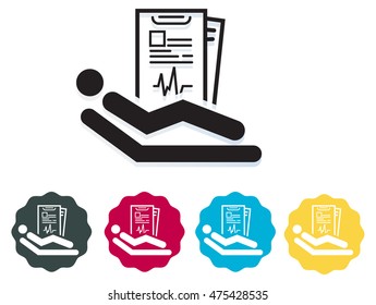 Patient Report Icon Stock Vector (Royalty Free) 475428535 | Shutterstock