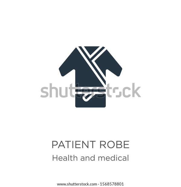 Patient Robe Icon Vector Trendy Flat Stock Vector (Royalty Free ...