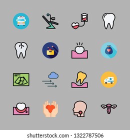 Patient Icon Set Vector Set About: vector de stock (libre de regalías ...