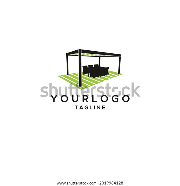 Patio Cover Logo Design Vector Template Stock Vector (Royalty Free ...