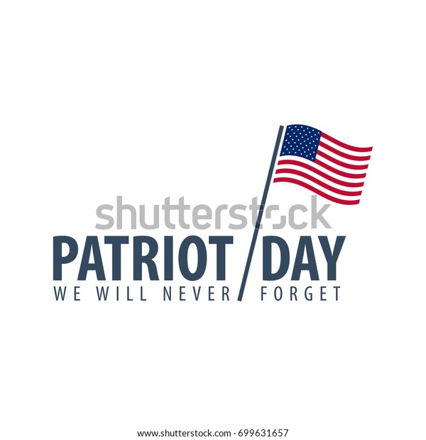 Patriot Day Emblems Logo September 11 Stock Vector (Royalty Free ...