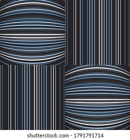 Pattern Bulge Horizontal Colored Lines Stock Vector (Royalty Free ...