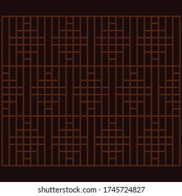 Pattern Chinese Lattice Background Pattern Seamless Stock Vector ...