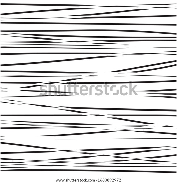 Pattern Hand Drawn Horizontal Black Bands Stock Vector (Royalty Free ...