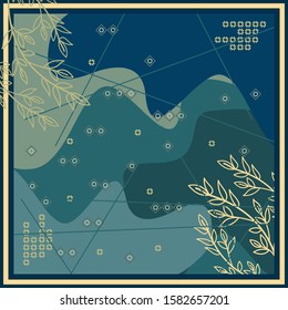 Pattern Hijab Motif Design Abstract Design Stock Vector (Royalty Free ...