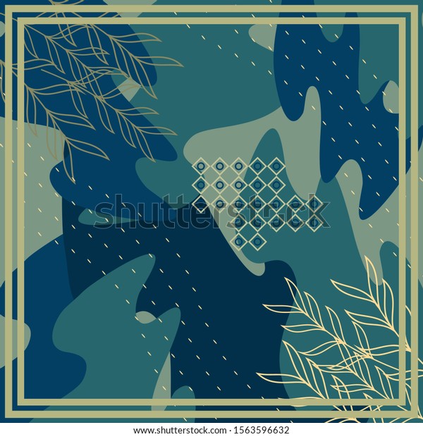 Pattern Hijab Motif Design Abstract Foliage Stock Vector (Royalty Free ...