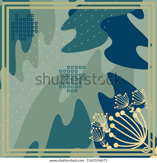 Pattern Hijab Motif Design Abstract Foliage Stock Vector (Royalty Free ...