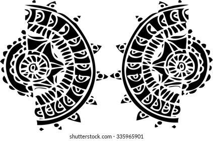Pattern Imagination Line Art Design Stock Vector (Royalty Free ...