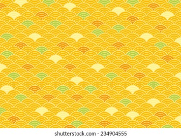 Pattern Japanese Sea Stock Vector (Royalty Free) 234904555 | Shutterstock