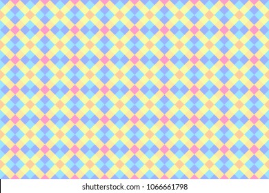 Pattern Pastel Colorful Square Stock Vector (Royalty Free) 1066661798