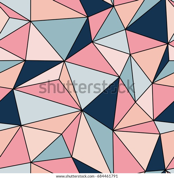 Pattern Pastel Triangle Geometrical Stylized Stock Vector (Royalty Free ...