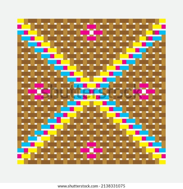 Patti Design Pattern Illustration Ornament Stock Vector (Royalty Free ...