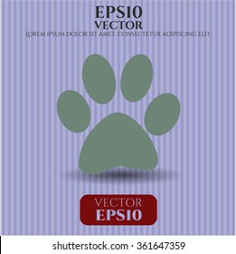 Paw Symbol Stock Vector (Royalty Free) 361647359 | Shutterstock
