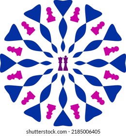 Pawn Circle Geometric Shapes Stock Vector (Royalty Free) 2185006405 ...