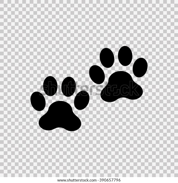 Paws Icon Stock Vector (Royalty Free) 390657796