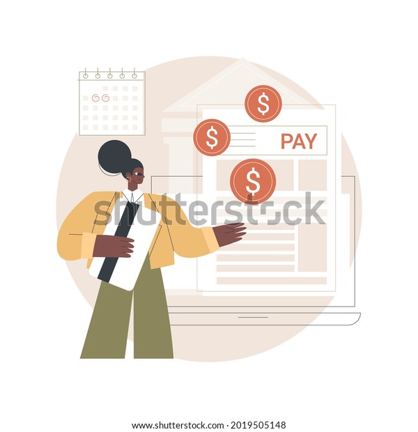 Pay Balance Owed Abstract Concept Vector Stock Vector (Royalty Free ...