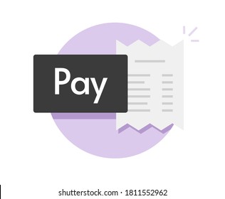 Pay Icon Need Payment Invoice Button Stock Vector (Royalty Free ...