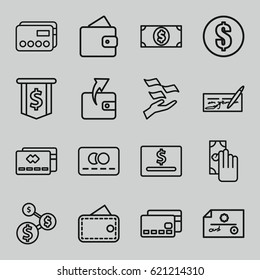 Payment Icons Set 16 Editable Outline Stock Vector (Royalty Free) 778181170 Payment Icons Set 16 Editable Outline Stock Vector (Royalty Free) 778181170